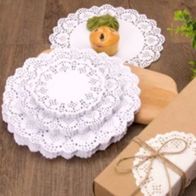Doyleys Paper Doyley Dolly Doily Paper - Kertas Minyak - 3.5" ~ 8.5 ...