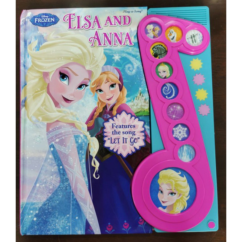 Ready Stock Elsa and Anna Let It Go Frozen Disney Sound Children Book ...