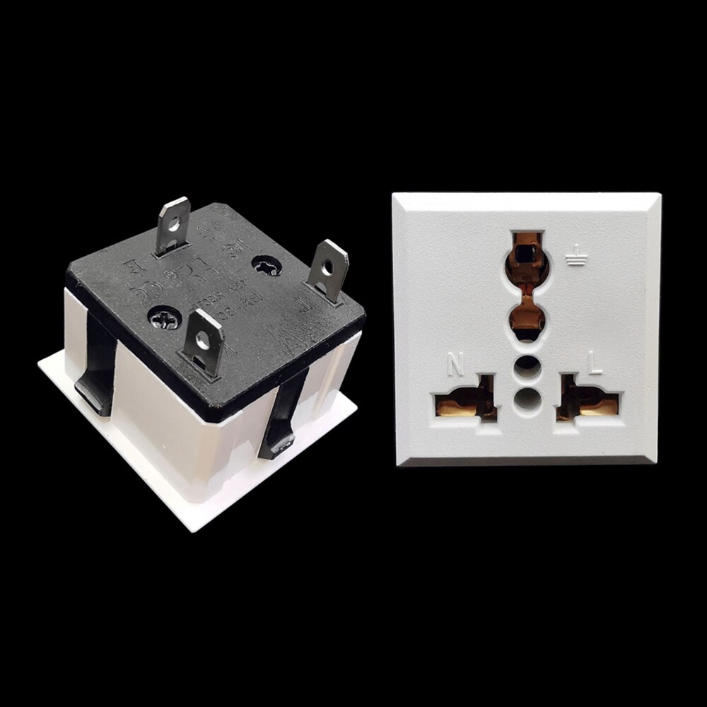 AC Universal Europe EU US UK AU Panel Mount Power Socket Outlet 10A ...