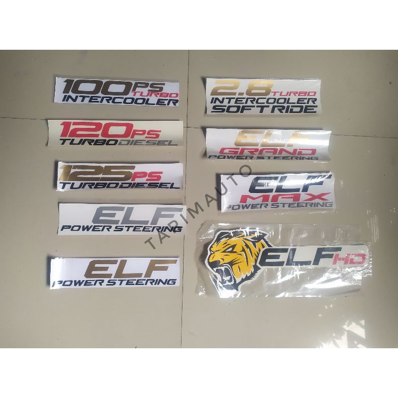 Isuzu elf stickers / isuzu elf tiger stickers / tiger elf stickers ...