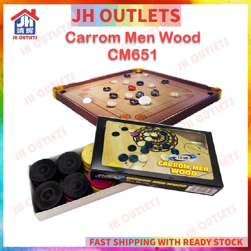 Carrom Men Wood Carrom Men Buah Carrom Kayu OGK OGK CM651 / BUAH KAROM KAYU | Shopee Malaysia