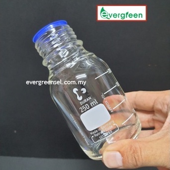 DURAN Botol Kaca Makmal Media Jelas/DURAN® Original Lab Bottle, clear ...