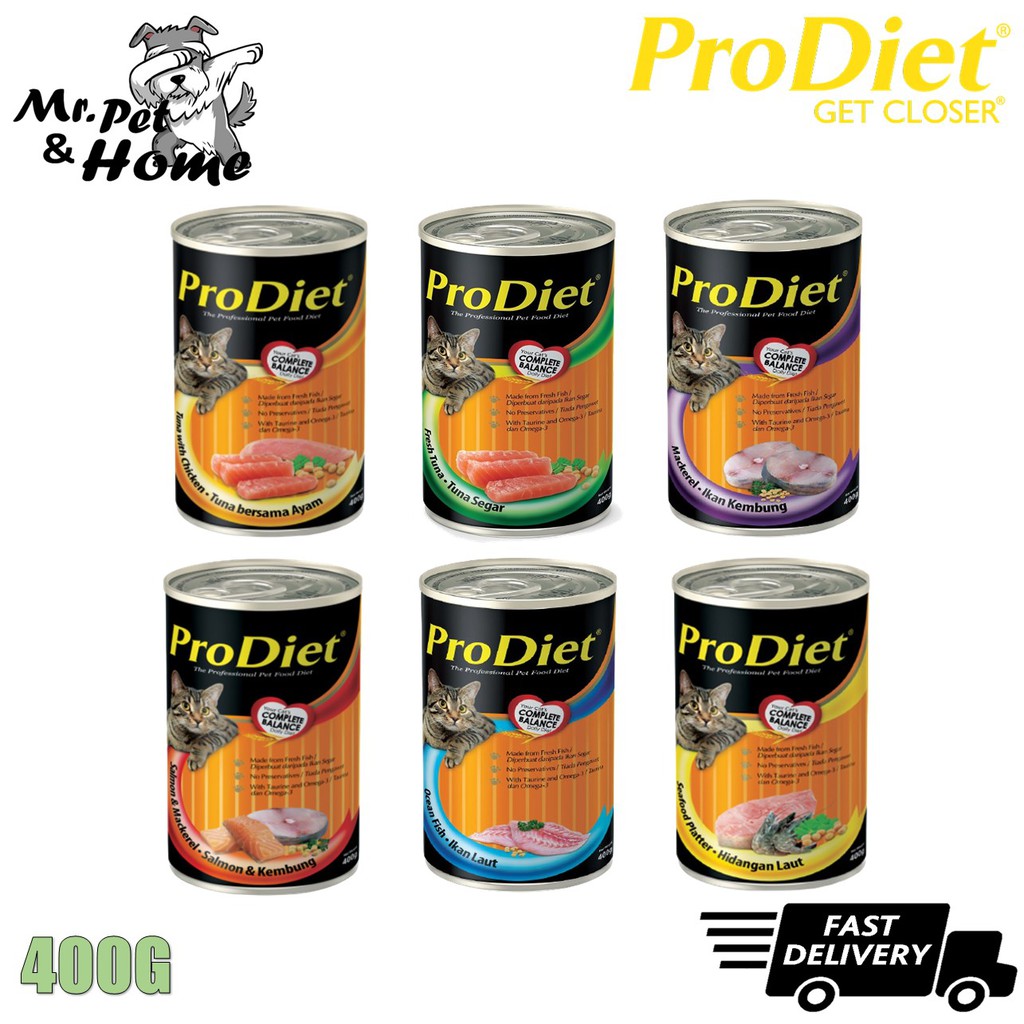 ProDiet Cat Can Food 400G - Cat Wet Food /Cat Food ( Prodiet Chicken ...