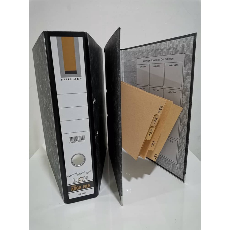 LION 3" ARCH FILE AFF 403A _ LION HARD COVER RING FILE 3" | Shopee Malaysia