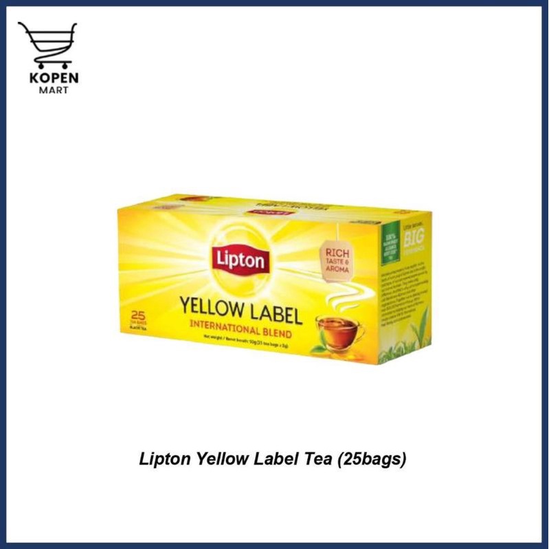 Lipton Yellow Label Tea 25s/50s | Shopee Malaysia