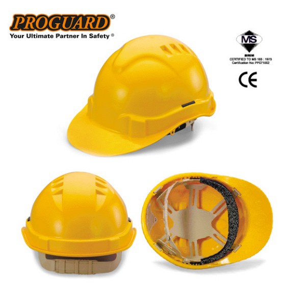 Proguard Safety Helmet c/w SIRIM #YELLOW COLOUR | Shopee Malaysia