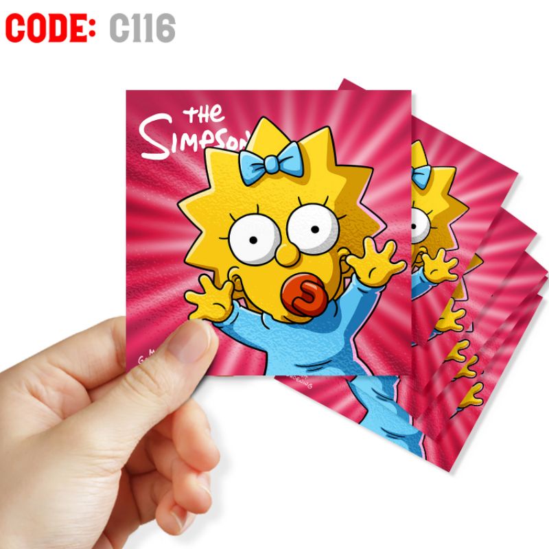 C6 - Sticker Waterproof Cartoon Anime ( Simpsons ) | Shopee Malaysia
