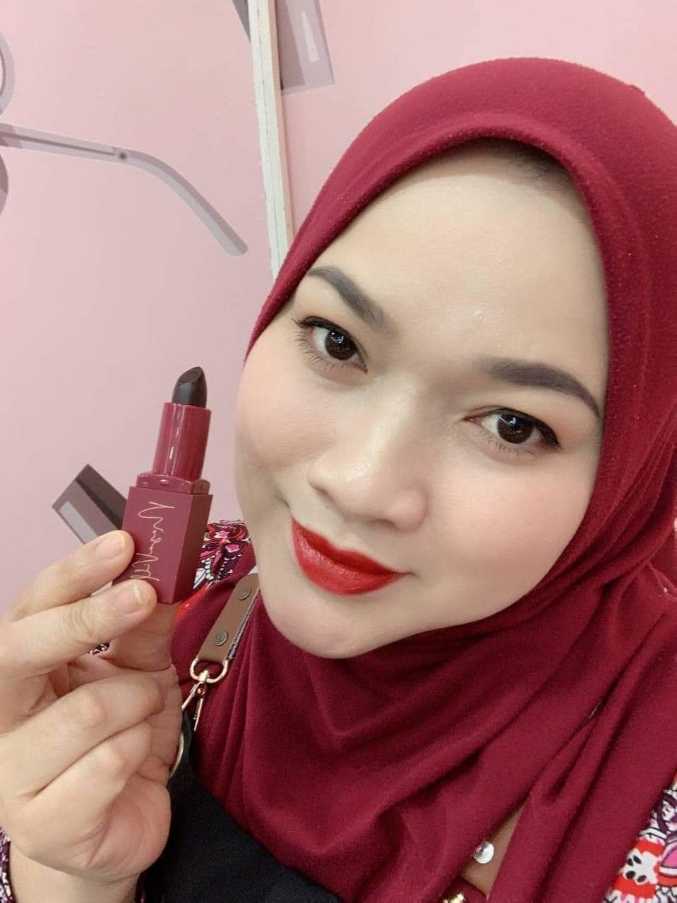 Lipstik Mawar Hitam Che Ta Lipstick Black Rose Cheta Gincu Merah Sah ...