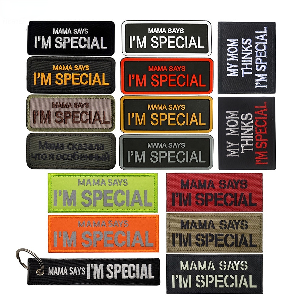 MaMa Says I'm Special Embroidered Patches Reflective Patches Tactical ...