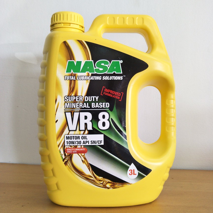 NASA TOTAL LUBRICANTING SOLUTION VR8 10W/30 API SN/CF SUPER DUTY ...
