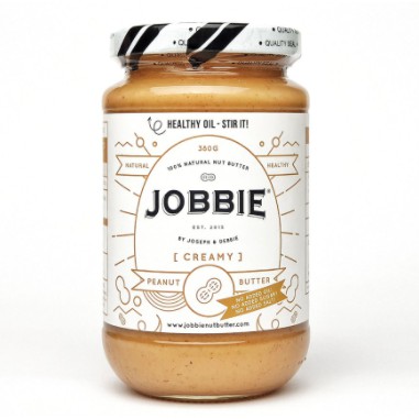 JOBBIE JAM CREAMY PURE PEANUT BUTTER 380G | Shopee Malaysia