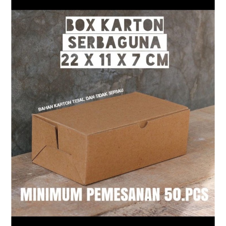 Multipurpose Cardboard BOX 22x11x7 cm | Shopee Malaysia