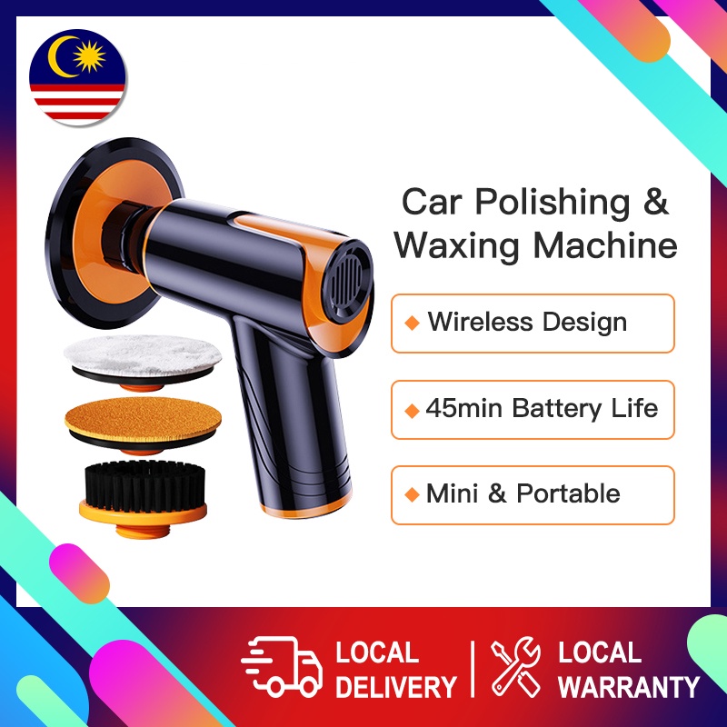 【in Stock】Car Polishing Waxing Machine ABS Material Wireless Uniform ...