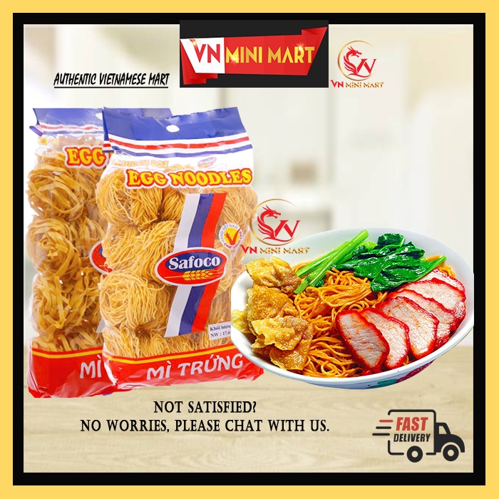 Safoco Egg Noodles 500g - Mì Trứng Safoco Việt Nam 500g (Mi Trung ...