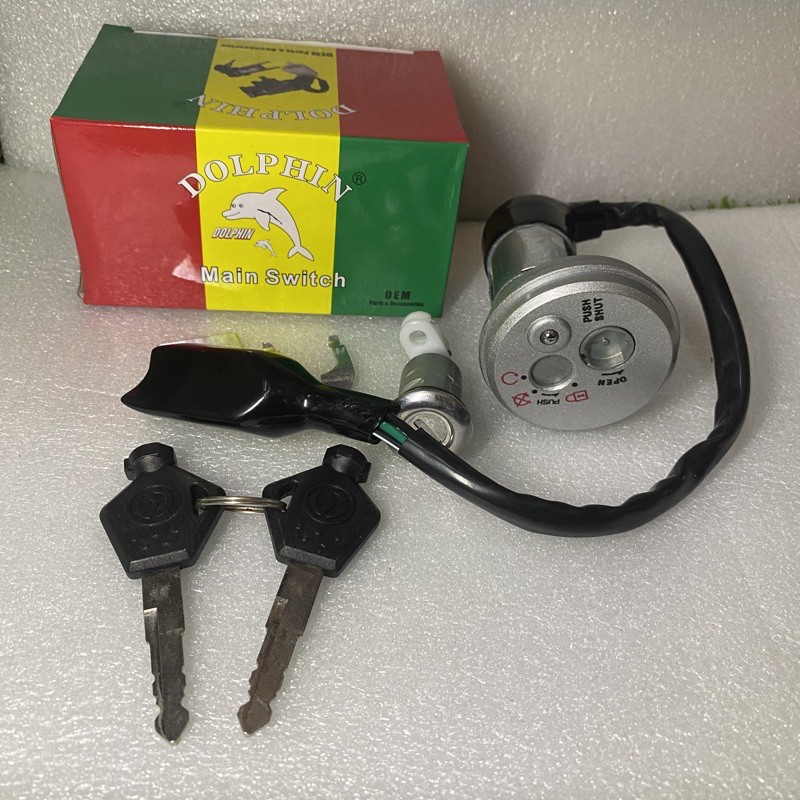 SYM SPORT BONUS-SR MAIN SWITCH SET KUNCI/KEY SET OEM(DOLPHIN) | Shopee ...