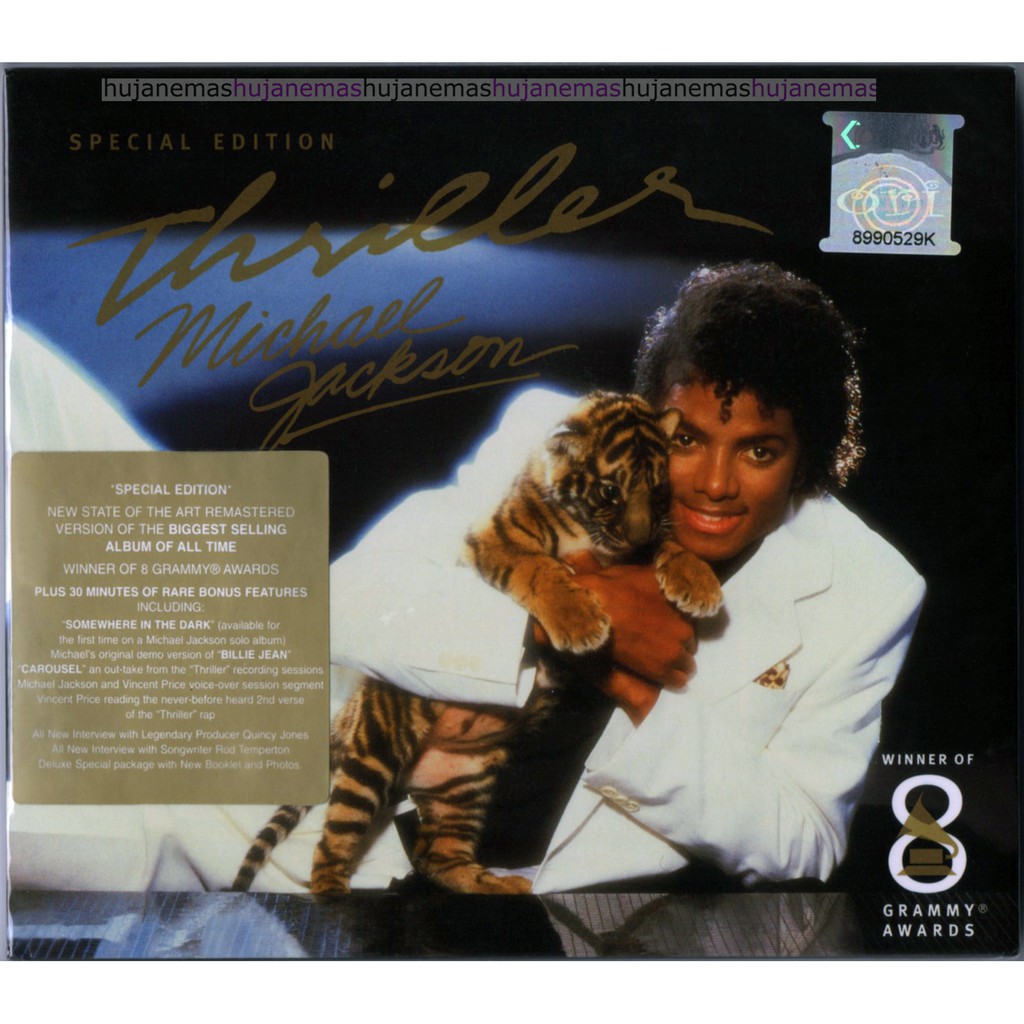 MICHAEL JACKSON - Thriller 2001 SONY MUSIC SPECIAL EDITION ORIGINAL CD ...