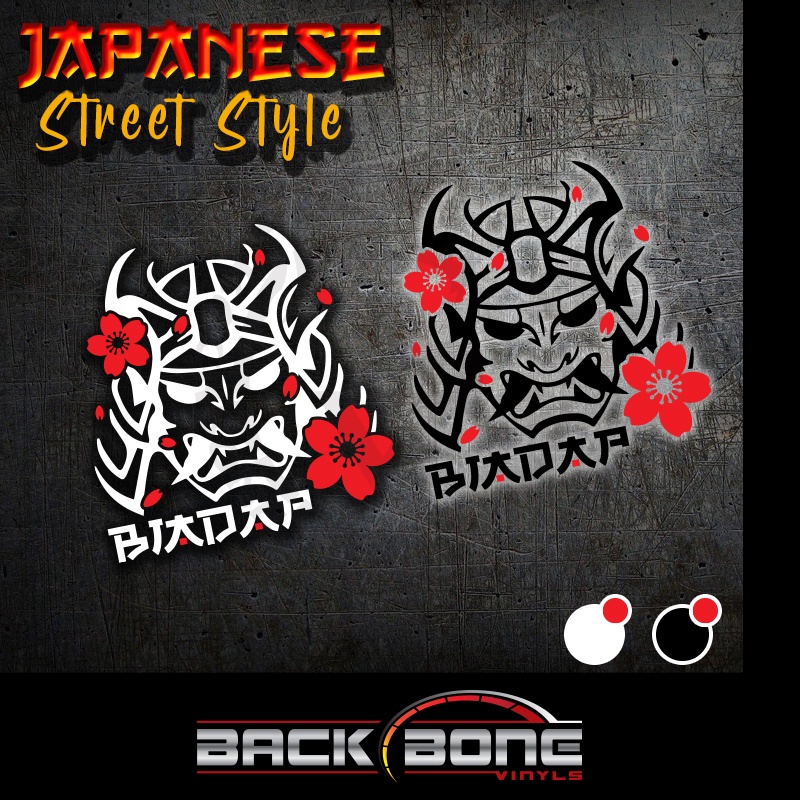 [READY STOCK ]BIADAP TULISAN JAPAN SAMURAI CAR STICKER KERETA MYVI ALZA ...