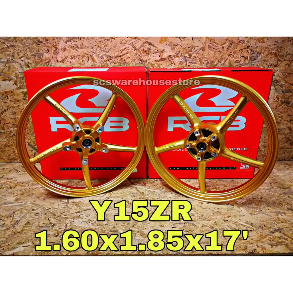 Y16 Yamaha Y15ZR SP522 RCB Sport Rim 160 / 185 / 17' Racing Boy Ysuku Y15 Y16ZR Accessories ...