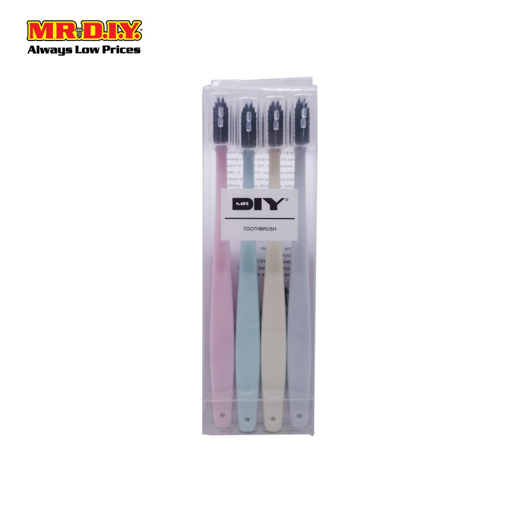 (MR.DIY) Toothbrush Set (4pcs) | Shopee Malaysia