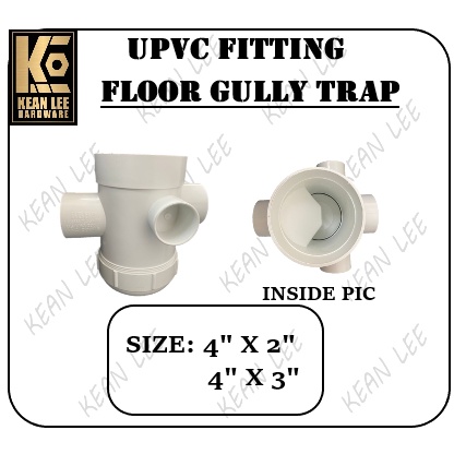 4" X 2" & 4" X 3" UPVC FLOOR GULLY TRAP | Shopee Malaysia