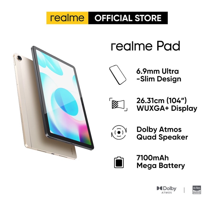 🔥TNG REWARD🔥realme PAD (LTE | 4GB/6GB RAM + 64GB/128GB) - READY STOCK ...