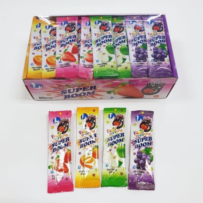 🔥NEW🔥🔥READY STOCK🔥 FRUIT POPPING SUPER BOOM (80PCS x 2G) | Shopee Malaysia