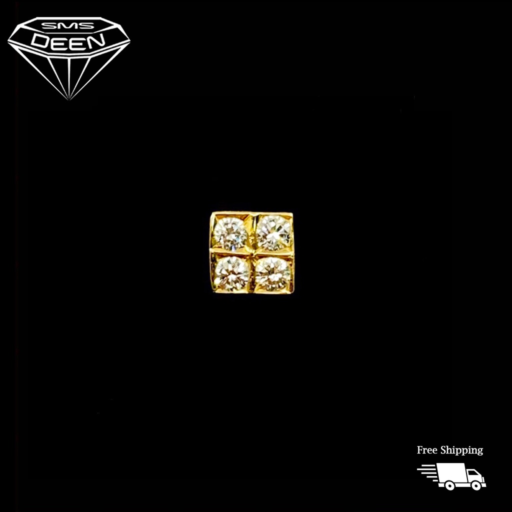 SMS DEEN Diamond Nosepin - ± 0.10CT - Mukuthi (With Certificate ...