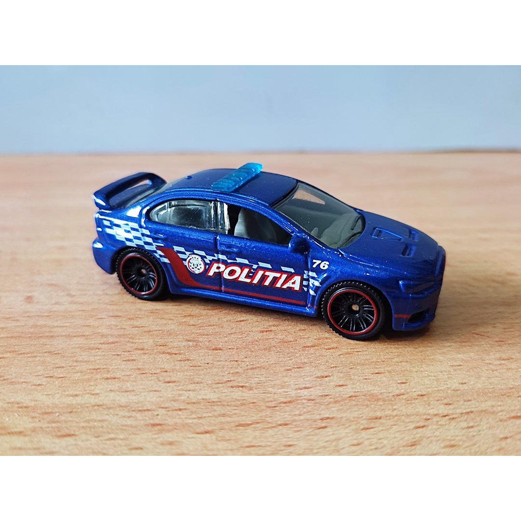 BA3702- MATCHBOX - MITSUBISHI LANCER EVO X POLICE- MATCHBOX 2011 ...