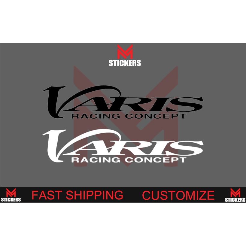 VARIS RACING CONCEPT CAR STICKER | Shopee Malaysia