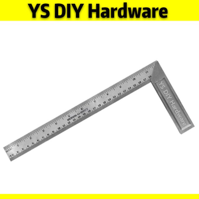 Stainless Steel L-Square Angle Ruler; Pembaris Sesiku Steel;不锈钢直角尺 ...