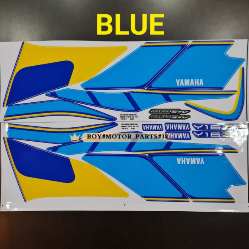 YAMAHA Y16ZR 1991 ENERGY INDUCTION SPECIAL EDITION BODY STICKER ( READY ...