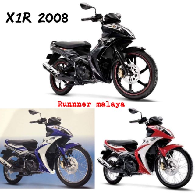 STRIPE ORIGINAL YAMAHA X1R 135 MODEL 2008 STICKER [READY STOCK ...