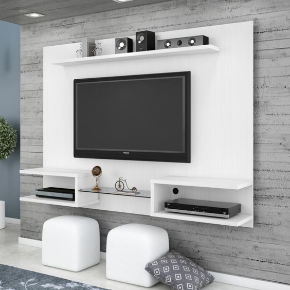 TV Cabinet 8 Ft With Upper Rack and Compartment | Shopee Malaysia