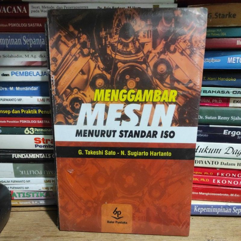 MESIN Machine Drawing Book According to ISO Standards By Takeshi Sato ...