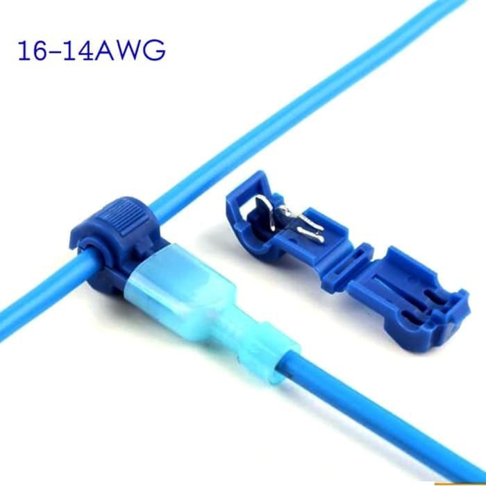 Tap Connector - Scotch Lock T - Blue - 18-14 Awg - 1-2.5 mm | Shopee ...