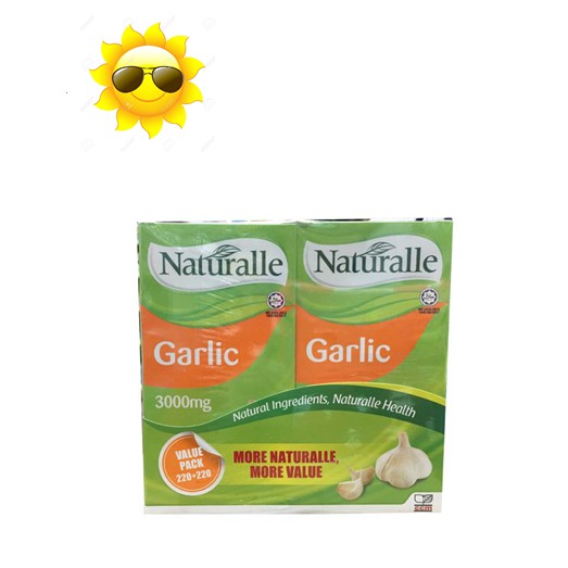 NATURALLE GARLIC 3000MG 220X2 SOFTGELS | Shopee Malaysia