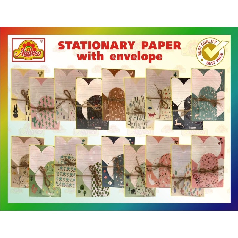 Stationary set ( letter set with Envelope) | Shopee Malaysia