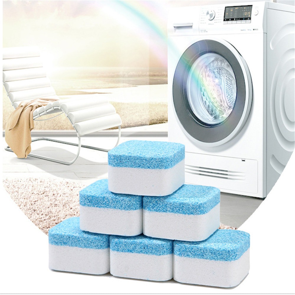 Solid Form Washing Machine Cleaning Effervescent Tablets | Shopee Malaysia