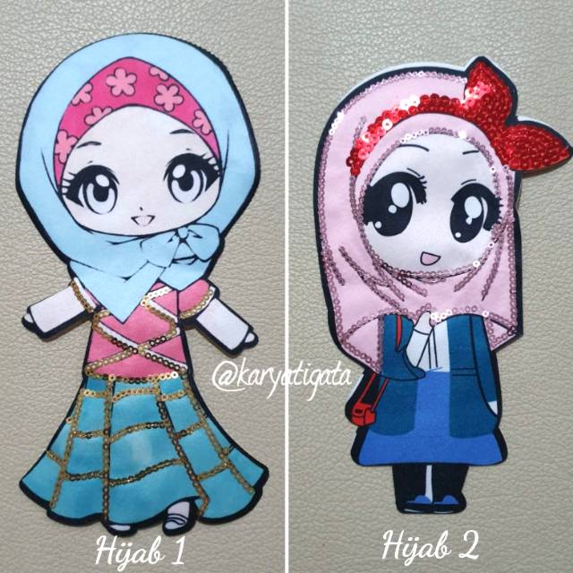 Application/patch Hijab Sequin No LED (Height +/-20Cm) | Shopee Malaysia