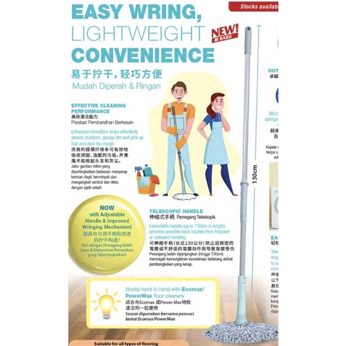 Cosway Microfibre Twist Mop 89906 | Shopee Malaysia