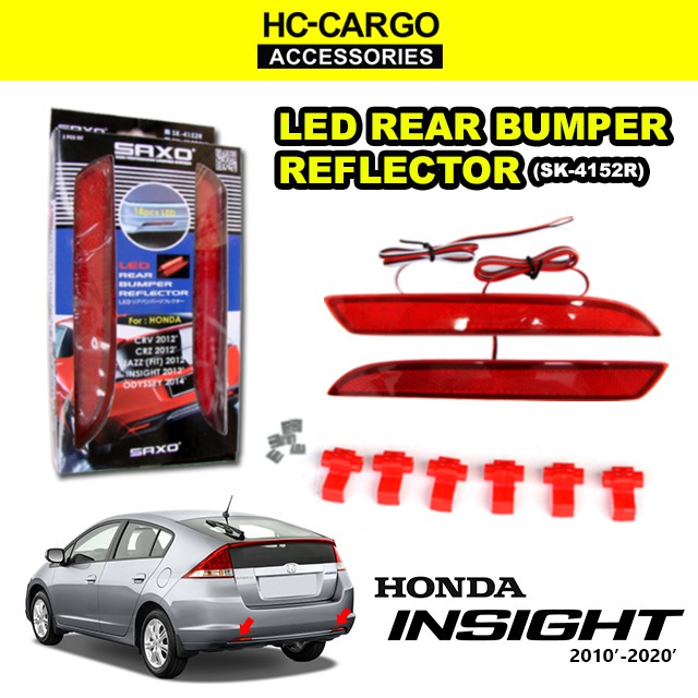 HONDA CRZ , INSIGHT , JAZZ , CRV , ODDESSY LED REAR BUMPER REFLECTOR ...