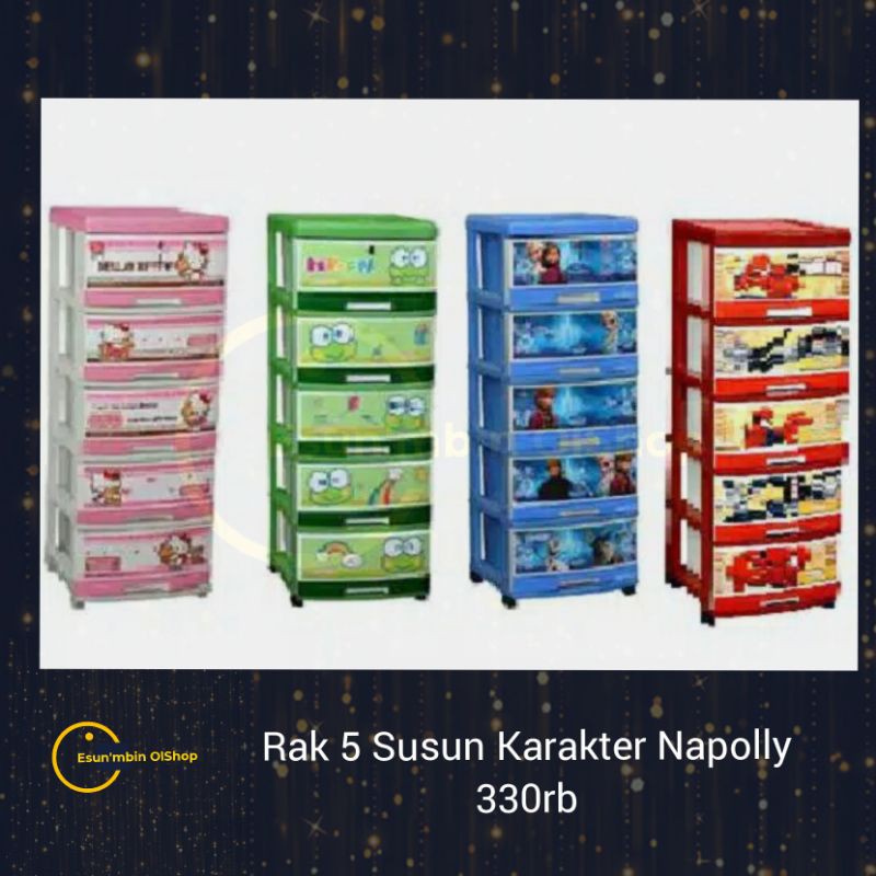 Rack 5 NAPOLLY Characters | Shopee Malaysia