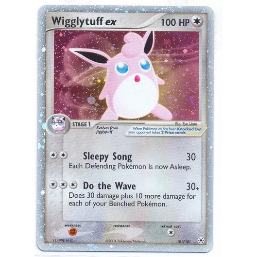 Wigglytuff EX 101/101 Ultra Rare Ex Hidden Legends Pokemon Card TCG ...