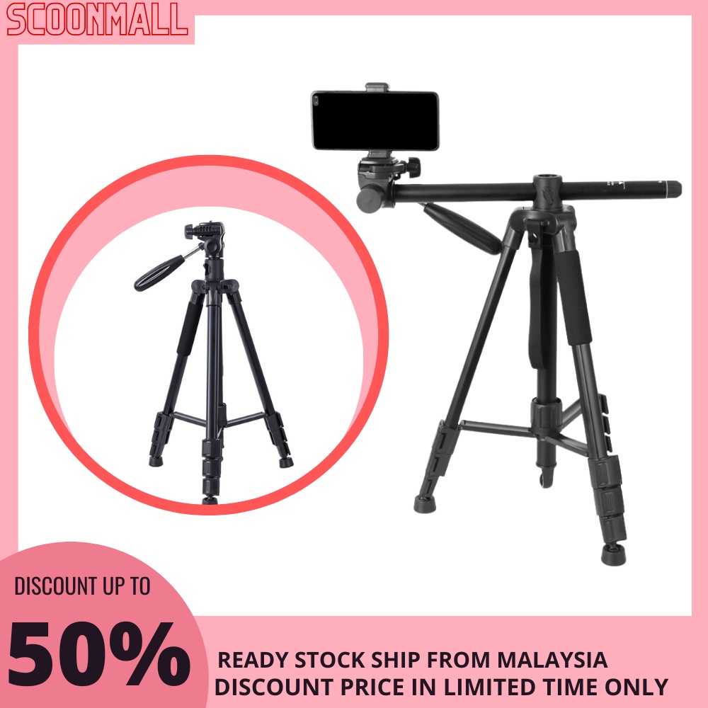 🔥READY🔥SCOON ZOMEI M1 PROFESSIONAL ALUMINUM ALLOY EXTENDABLE TRIPOD ...