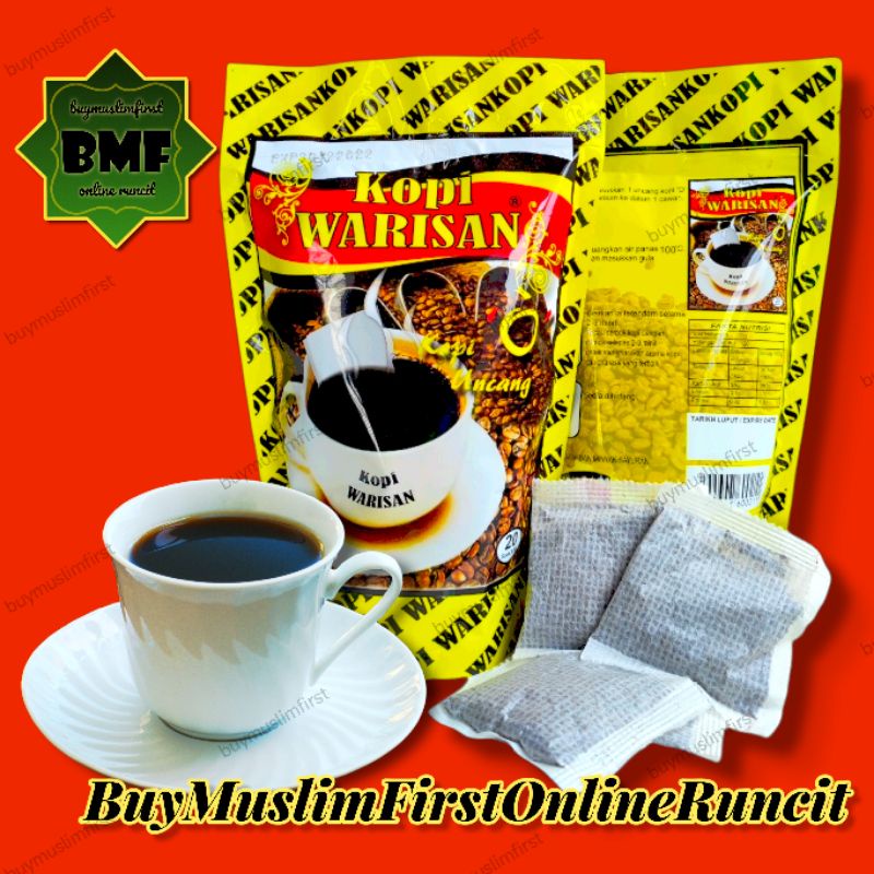 🥰BMF🥰KOPI WARISAN TERENGGANU 20 UNCANG | Shopee Malaysia