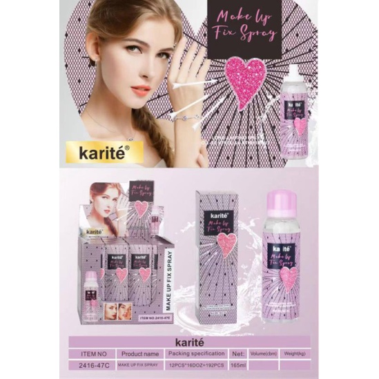 KISS BEAUTY KARITE MAKEUP FIXING SPRAY | Shopee Malaysia