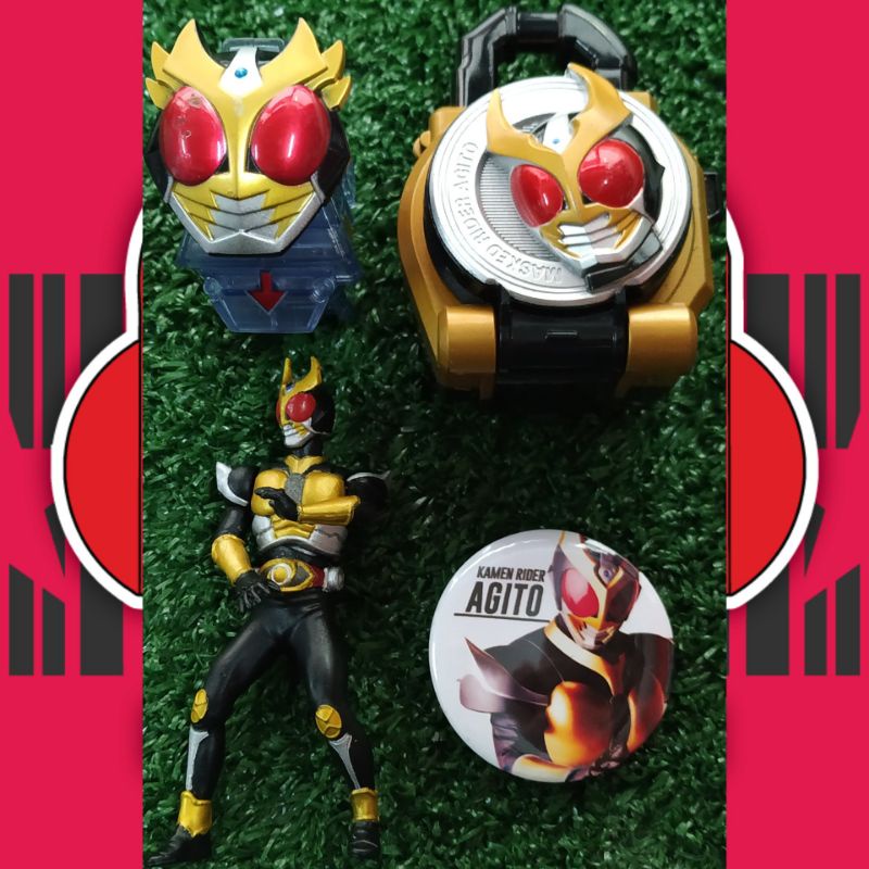ORIGINAL BANDAI SG/GP KAMEN RIDER AGITO LOCKSEED SWITCH SET | Shopee ...