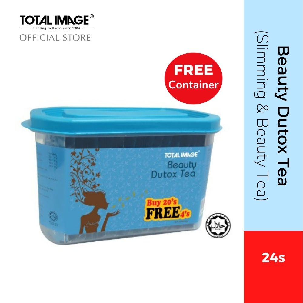 [Clearance] Total Image Beauty Dutox Tea (20+4 Sachets) Free Container ...