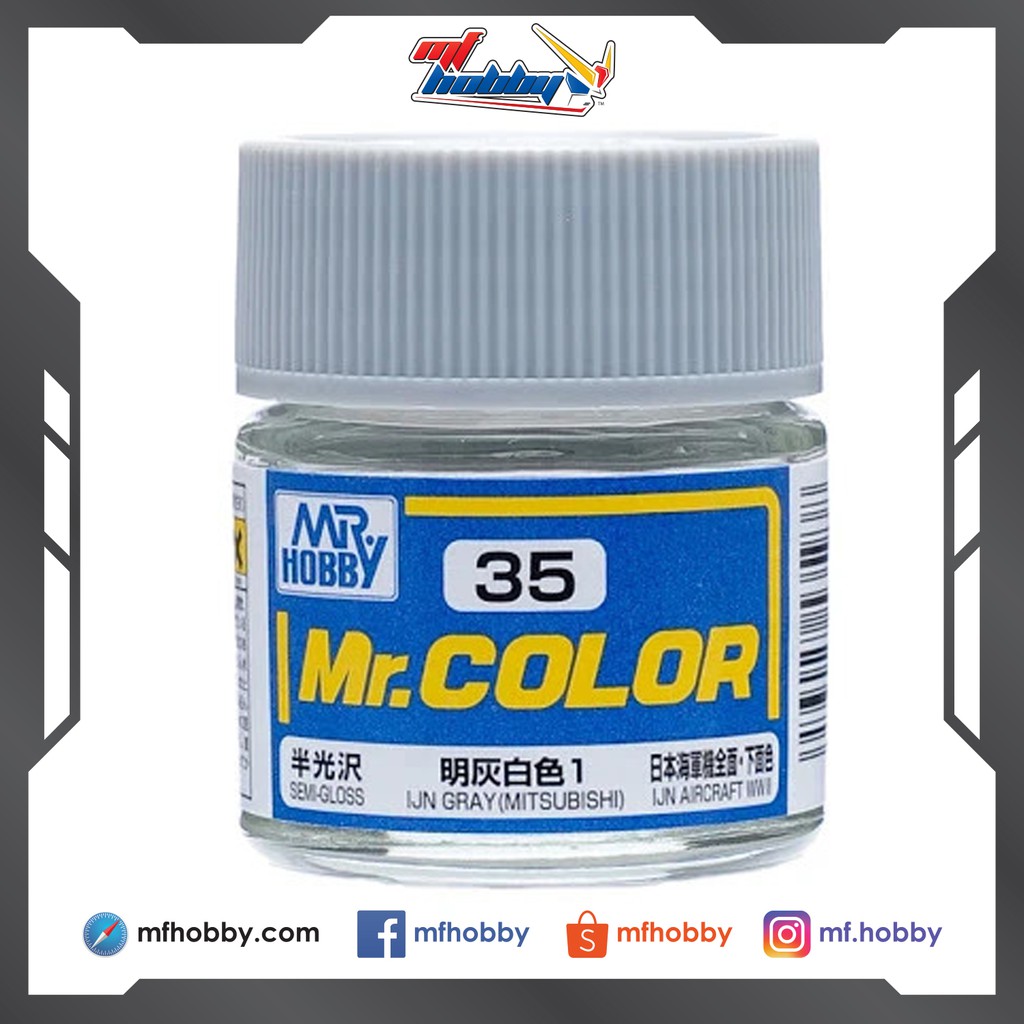 Mr Color C-35 IJN Gray (Mitsubishi) | Shopee Malaysia