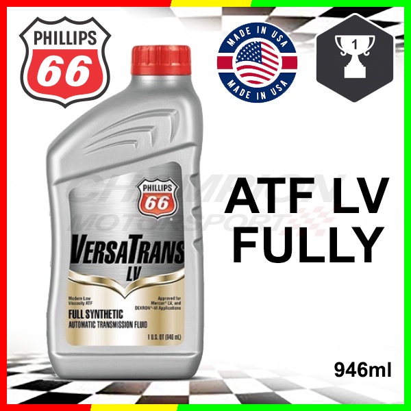 PHILLIPS 66 ATF LV Versatrans Fully Synthetic 946ml Mercon LV Toyota WS ...